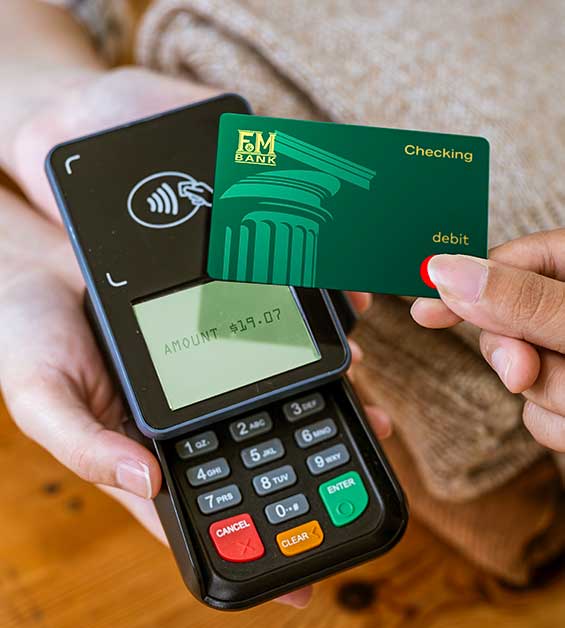 Contactless Debit Card | F&M Bank